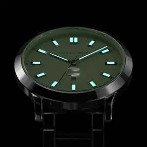 Lilienthal Berlin Huxley Ii Stainless Steel Watch - Green