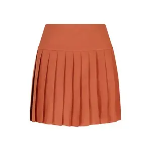 BALTÉR Sifnos Terre Cotta Pleated Skirt - Orange