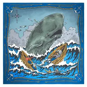 SQUAÏR Cotton Bandana - Blue