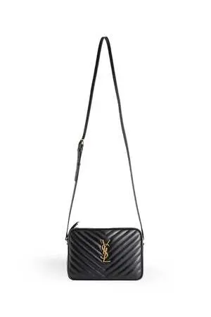 Saint Laurent Quilted Leather Lou Camera Bag