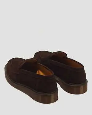 Dr. Martens Delapre Penny Loafer Repello Calf Suede - Brown