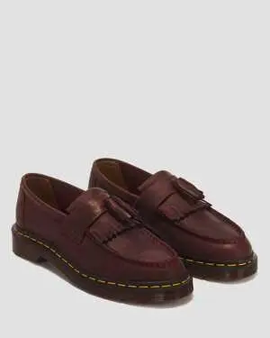 Dr. Martens Adrian Crazy Horse Leather Tassel Loafers