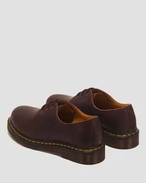 Dr. Martens 1461 3-eye Crazy Horse Leather Lace Up Shoes - Red