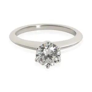 Tiffany & Co. 0.96 Ct Round Brilliant Diamond Engagement Ring - Platinum