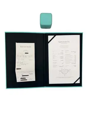 Tiffany & Co. 0.96 Ct Round Brilliant Diamond Engagement Ring