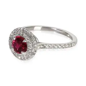 Tiffany & Co. Ruby And Diamond Soleste Ring