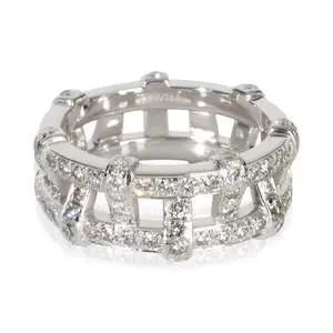 Tiffany & Co. Diamond Weave Ring - Platinum