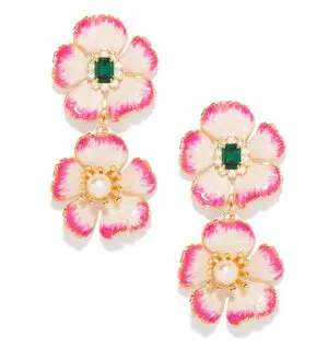 THE PINK REEF Flora Drop In Pearl - Pink