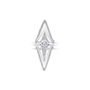 NAJIBA Trinova Three Piece Ring Set