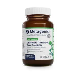 METAGENICS Ultraflora Intensive Care Probiotic 20 Billion Cfu Clinically Tested Lactobacillus Plantarum 299v Supports Digestive - No Color