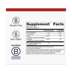 METAGENICS Bone Builder Extra Strength Microcrystalline Hydroxyapatite Concentrate With Calcium And Phosphorus 90 Tablets