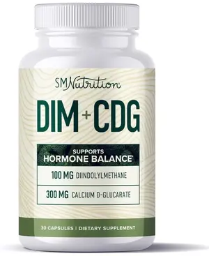 SMNUTRITION Dim Plus Calcium D Glucarate Capsules - No Color