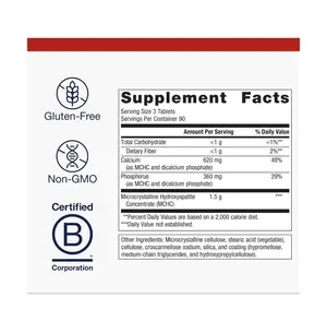 METAGENICS Bone Builder Classic Enhanced Bone Support Supplement - No Color