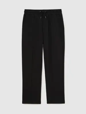 REISS Form Premium Interlock Straight-leg Joggers