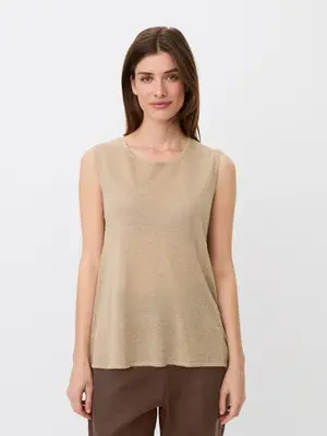 MASAI COPENHAGEN Mafarilynn Round Neck Knit Top - Wind Chime
