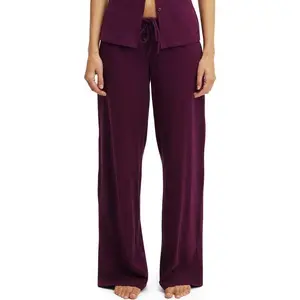 Cotton:on Dreamy Soft Wide Leg Pant - Blackcurrant