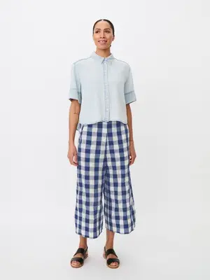MASAI COPENHAGEN Maportia Checked Wide Leg Trouser