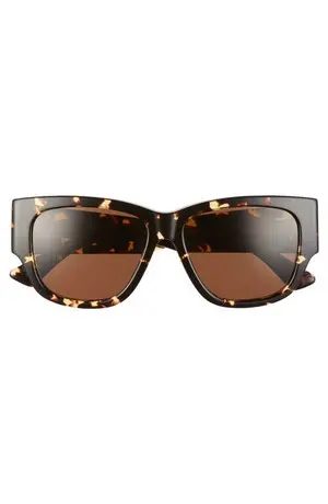 Bottega Veneta 55mm Cateye Sunglasses
