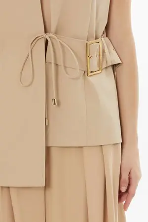 GIZIA Buckle Detail Vest