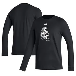 Adidas Texas A&m Aggies Ol' Sarge Football Long Sleeve T-shirt - Black