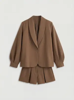 Nasty Gal Tailored Oversized Balloon Sleeve Blazer