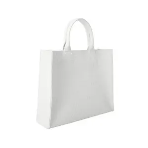 SARAH STEWART Adele Croc Handbag - White Croc