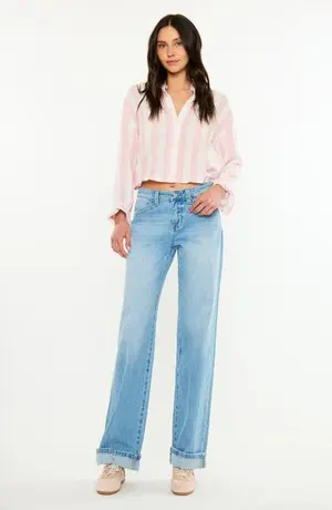 KANCAN Nina 90s Low Rise Loose Baggy Jeans