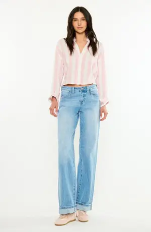 KANCAN Nina 90s Low Rise Loose Baggy Jeans