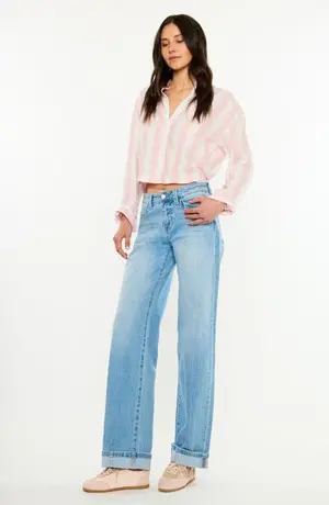 KANCAN Nina 90s Low Rise Loose Baggy Jeans