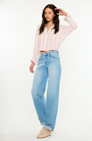 KANCAN Nina 90s Low Rise Loose Baggy Jeans