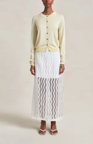 LA LIGNE Ben Cardigan - Butter