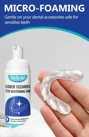 MYSMILE 2-in-1 Aligner Cleaner & Ning Foam
