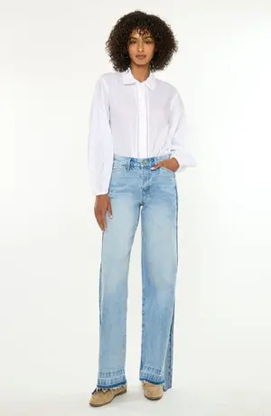 KANCAN Bethell High Rise Wide Flare Jeans