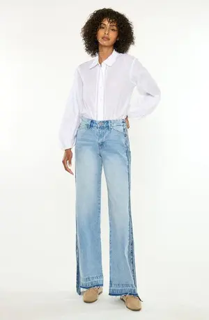 KANCAN Bethell High Rise Wide Flare Jeans