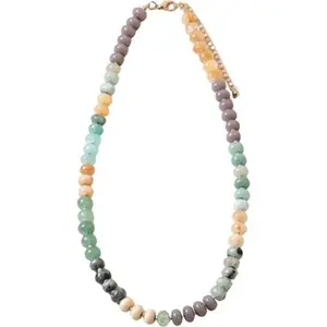 ERIN MCDERMOTT JEWELRY Frosted Moonstone & Waters Necklace - Green