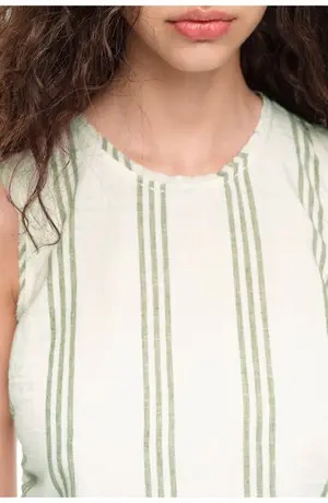 Bimba Y Lola Sleeveless Fitted Midi Dress