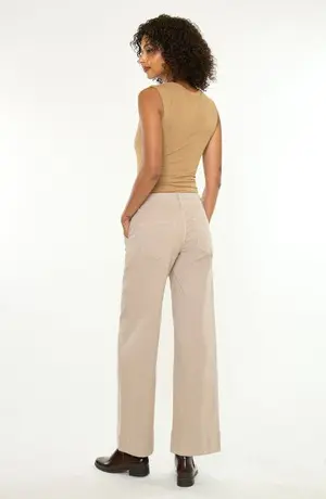 KANCAN Tamryn Essentials Mid Rise Wide Flare Jeans