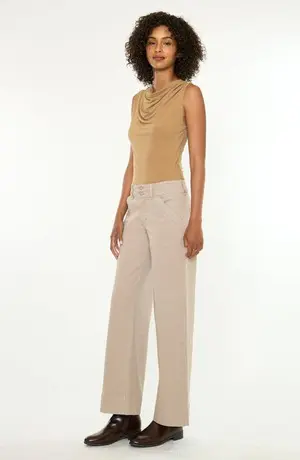 KANCAN Tamryn Essentials Mid Rise Wide Flare Jeans