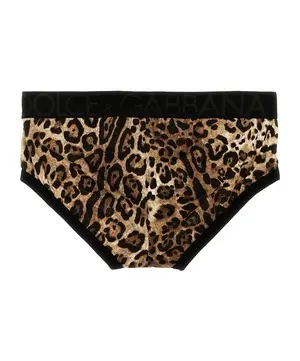 Dolce & Gabbana Dolce Gabbana Leopard Print Briefs