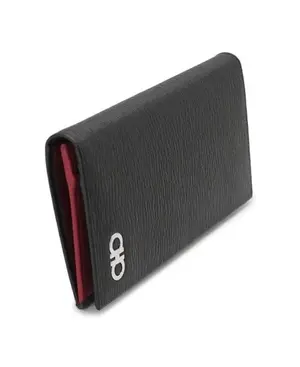 FERRAGAMO Gancini-embellished Bi-fold Wallet
