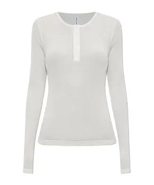 SAMSOE SAMSOE Button-detail Top - White