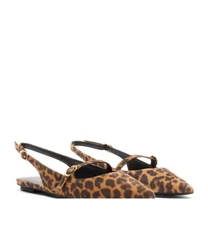 STUART WEITZMAN Pointed-toe Flat Sandals - Brown