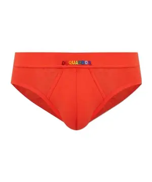 Dsquared2 Logo Briefs - Red