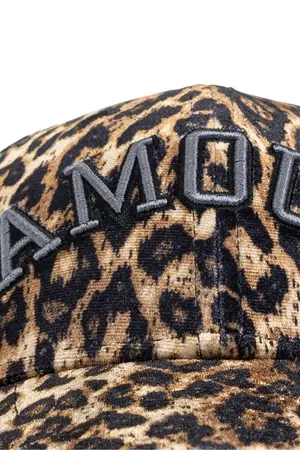 Zadig&Voltaire Animal Print Baseball Cap