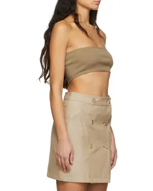 Max Mara Sleeveless Fitted Tube Top