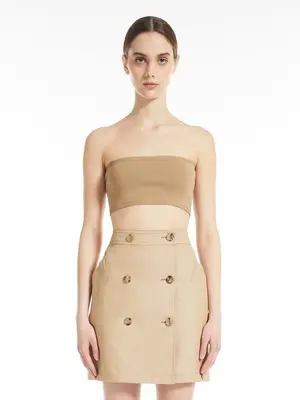 Max Mara Sleeveless Fitted Tube Top