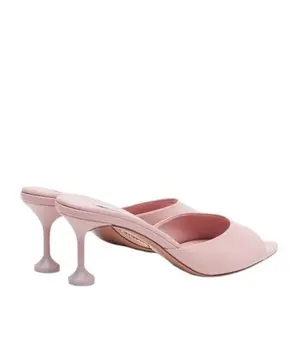 AQUAZZURA Bisous 65 Leather Mules