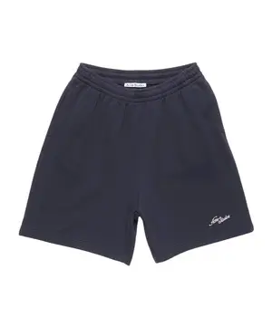 Acne Studios Casual Fleece Shorts - Deep Navy Blue