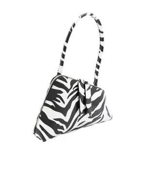 Attico Sunrise Zip-up Shoulder Bag