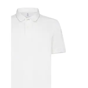 Brunello Cucinelli Logo-embroidered Polo Shirt